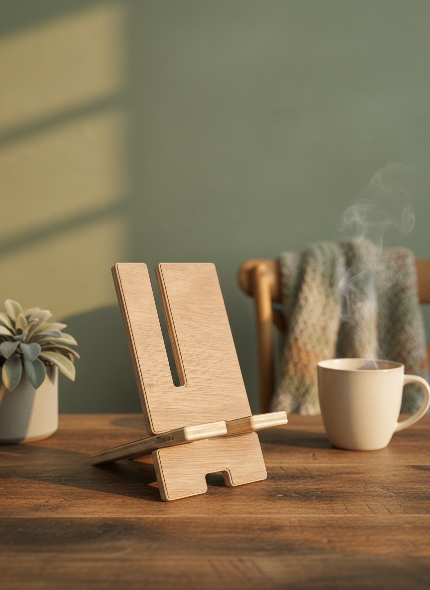 Flat pack phone stand – Honeydew Projects