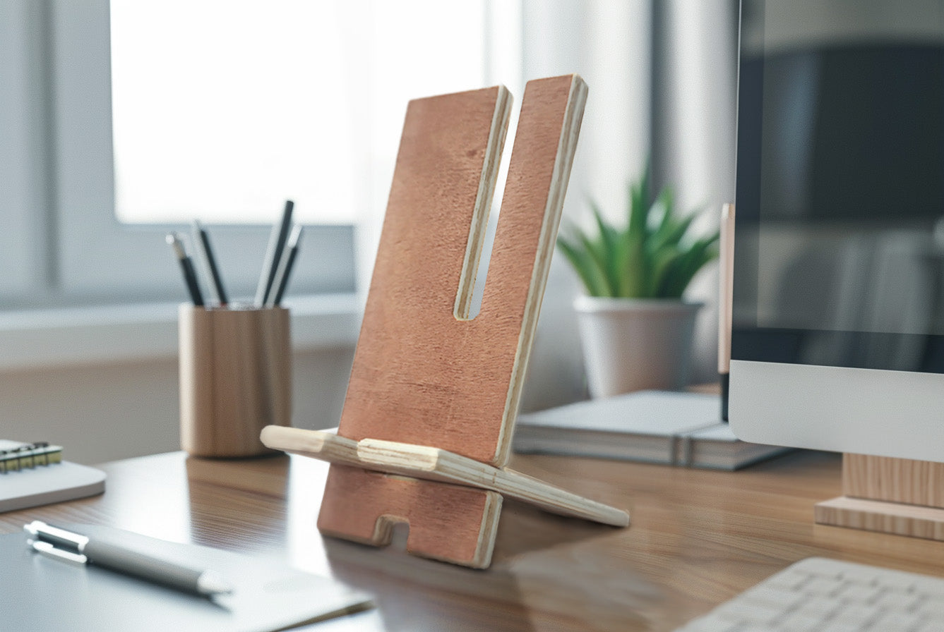 Flat pack phone stand – Honeydew Projects